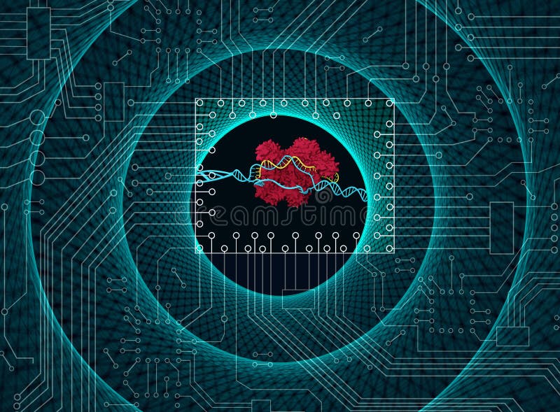 CRISPR technology stock illustration. Illustration of biology - 120514532