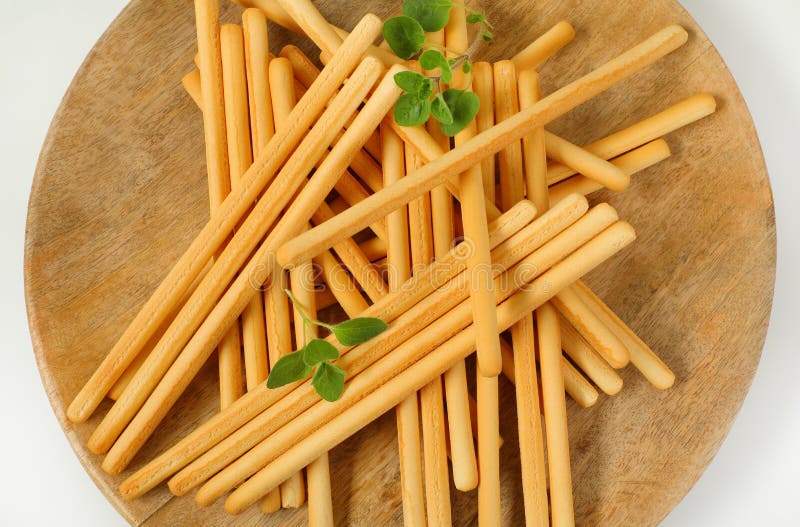 Crispy bread sticks stock image. Image of board, group - 106069811