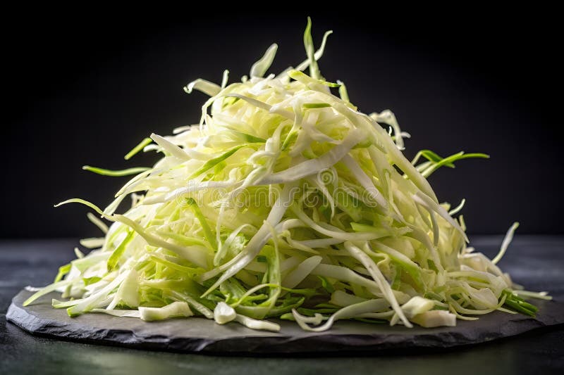 Crispy Cabbage Cascade a Visually Stunning Display of Freshness for a ...