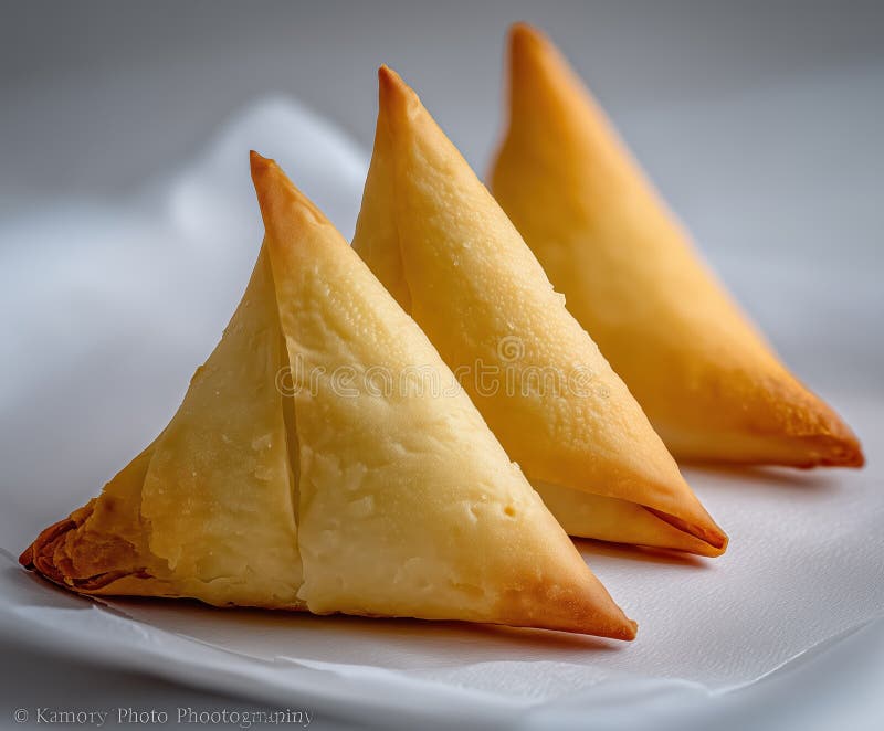 Crispy Cheese Triangles Tiropites Stock Illustration - Illustration of ...