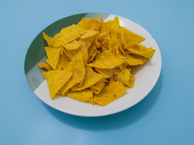 Crispy Chips Made from Corn and Other Ingredients with a Savory Taste ...
