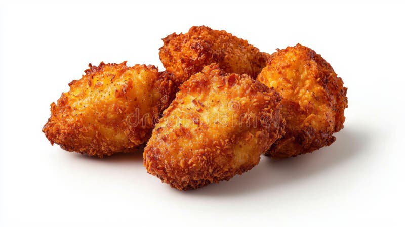 Crispy Coconut Flakes and Breadcrumbs Coated Chicken Nuggets for ...