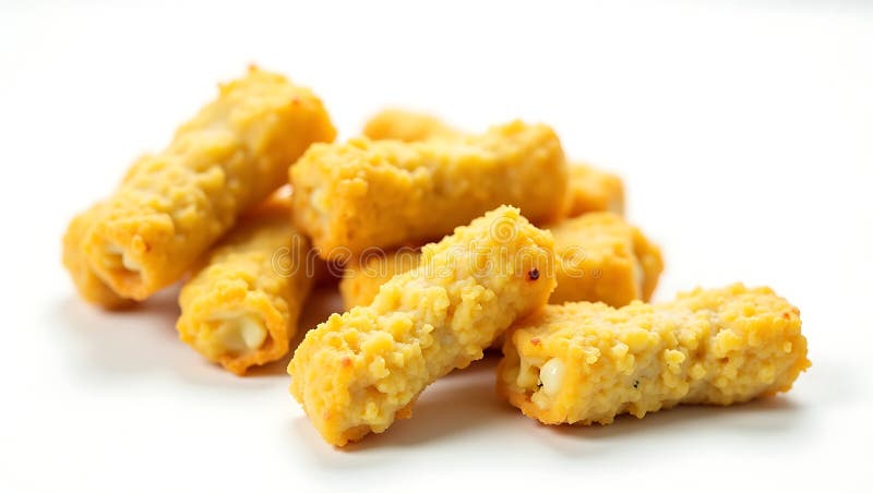 Crispy Corn Sticks Stacked Casually on a Plain Surface for Easy ...