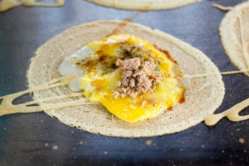 Crispy Crape, Pancake stock image. Image of culture, fragile - 55602003