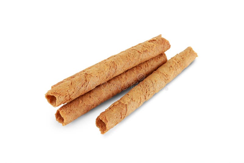 Wafer Roll Sticks Cream Rolls Stock Photo - Image of isolated, stick ...