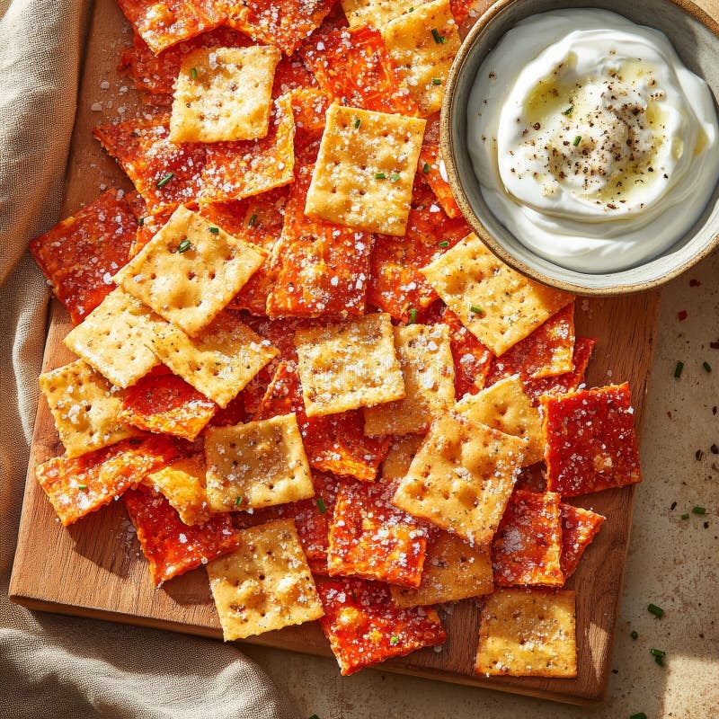 Crispy Croutons with Dip, Flavored Rusks, Hot Biscuits, Bruschetta ...