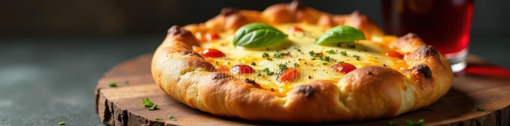 Crispy Crust, Melted Cheese, Red Wine Pairing , Romantic, Red Stock ...