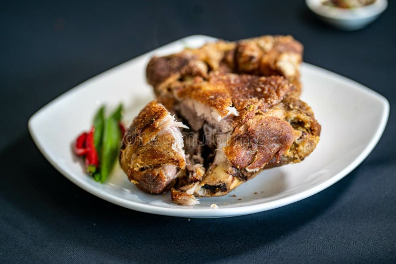 Pork Hind Leg on White Background Stock Photo - Image of pork, hind ...