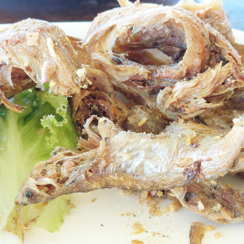 Crispy Deep-fried Soft-shell Fish Stock Image - Image of fresh, menu ...