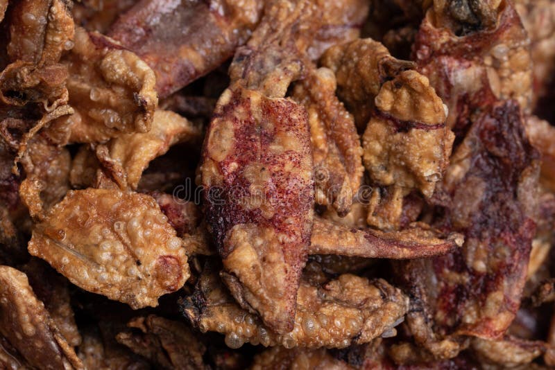 Crispy Dried Squid with Three Flavors Stock Photo - Image of ingredient ...