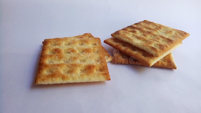 Crispy Dry Bread with a Sprinkling of Sugar on it Stock Image - Image ...