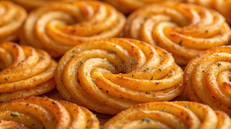 Crispy Duchess Potatoes Arranged in Perfect Circles Creating an ...
