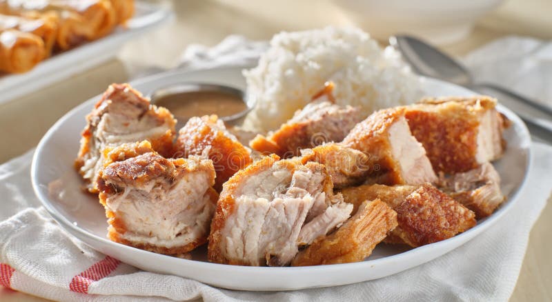Lechon Kawali Crispy Pan-fried Pork Belly, is a Tasty Filippino Food ...