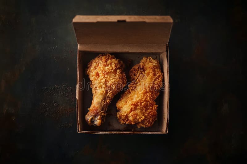 111 Crispy Chicken Box Dark Background Stock Photos - Free & Royalty ...