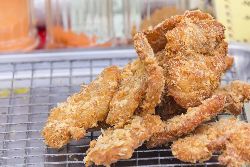Crispy Fried Chicken stock photo. Image of nutrition - 71441860