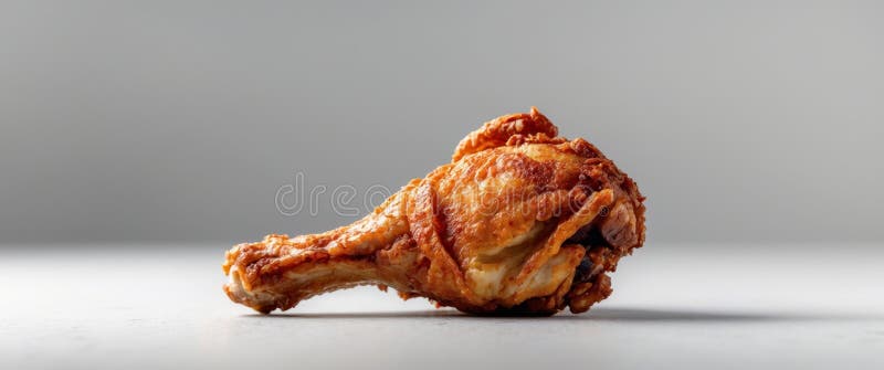 Crispy Fried Chicken Leg - Delicious Fast Food. Stock Image - Image of ...