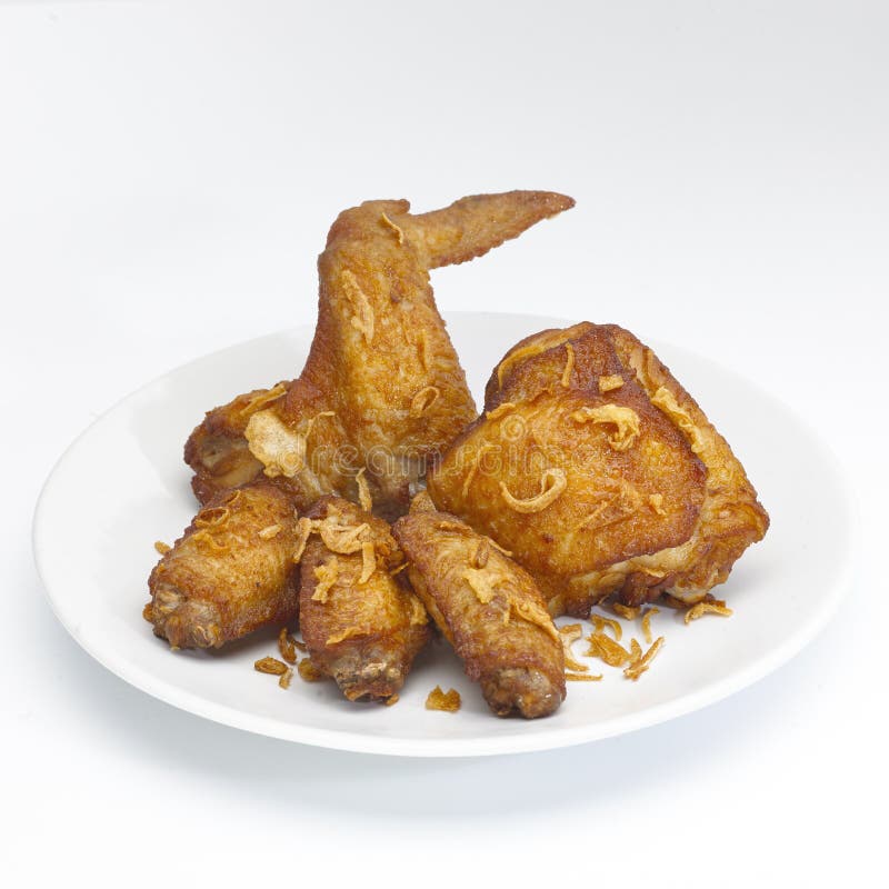 Crispy Fried Chicken stock photo. Image of appetizer - 81442380