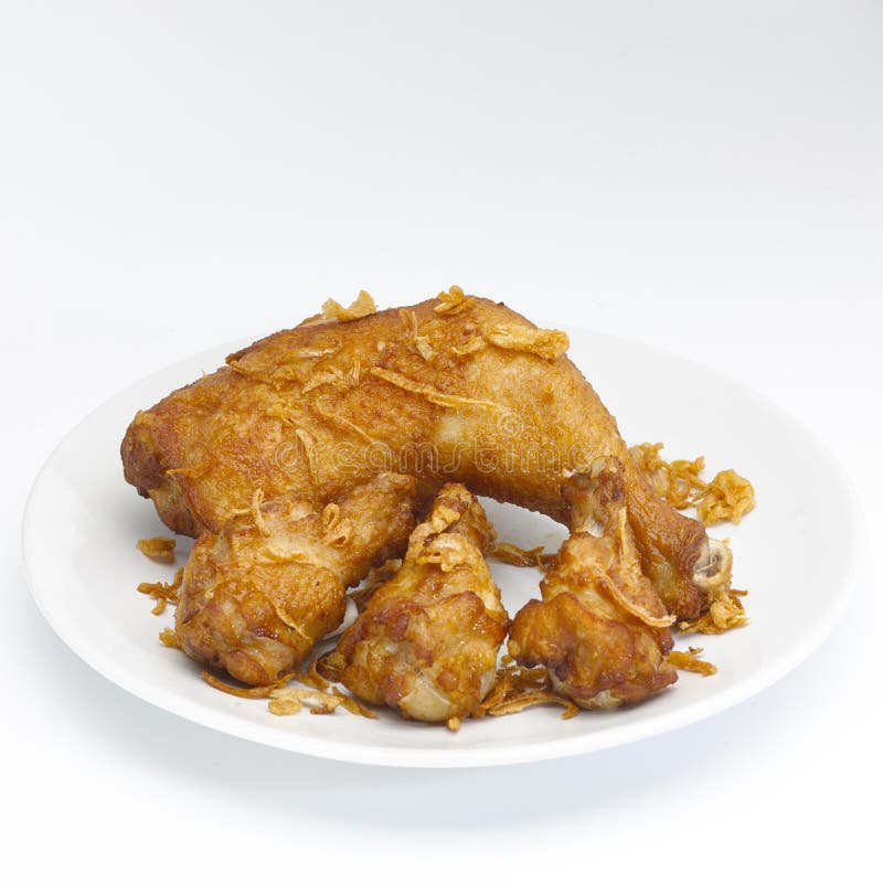 Crispy Fried Chicken stock image. Image of golden, fast - 81138121
