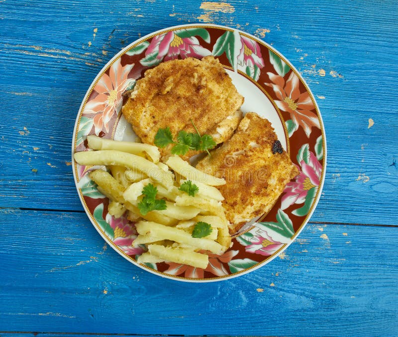 Crispy fried fish stock photo. Image of fried, plate - 115454714