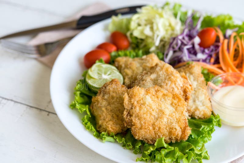 Crispy fried fish fillet stock image. Image of dining - 88966355