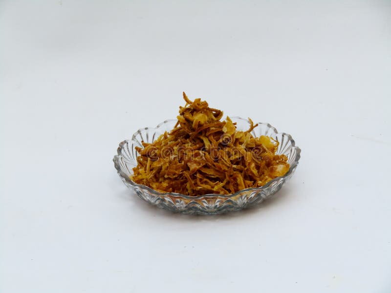 Crispy and Crispy Fried Onions, with a Fragrant Aroma Stock Photo ...