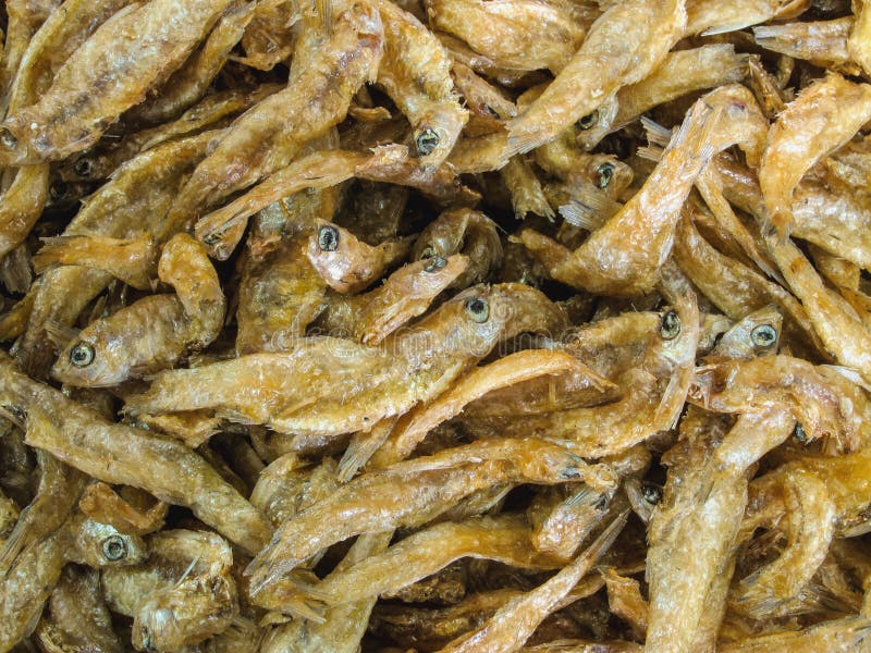 Crispy Fried Salted Small Fish Bone Stock Photos - Free & Royalty-Free ...