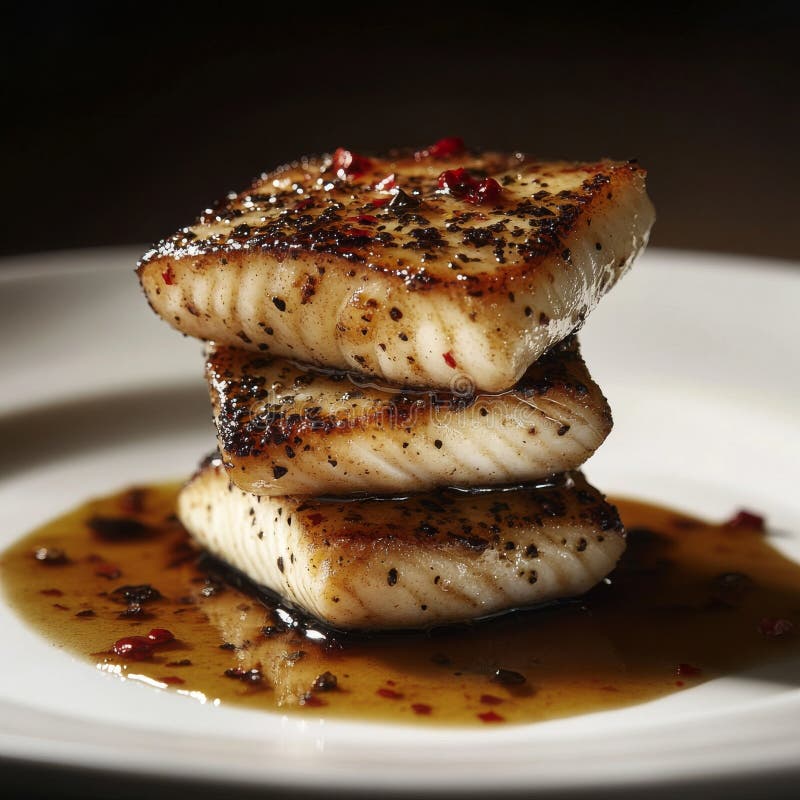 Crispy, Golden Cod Fillet, Breaded and Fried, Suitable for a Gourmet ...