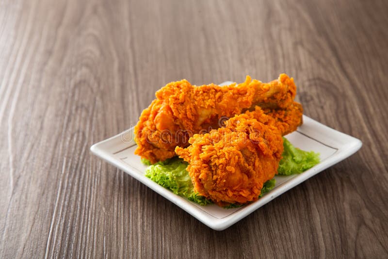 Crispy and Golden Fried Chickens Stock Photo - Image of crispy ...