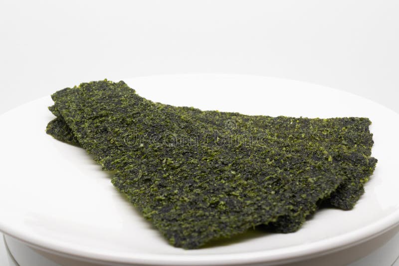 Crispy Green Seaweed Snack. Stock Image - Image of vegan, dried: 343029445