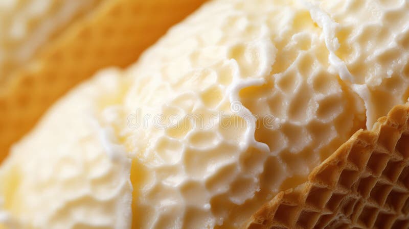 Crispy Ice Cream Cone Texture Stock Illustration - Illustration of ...
