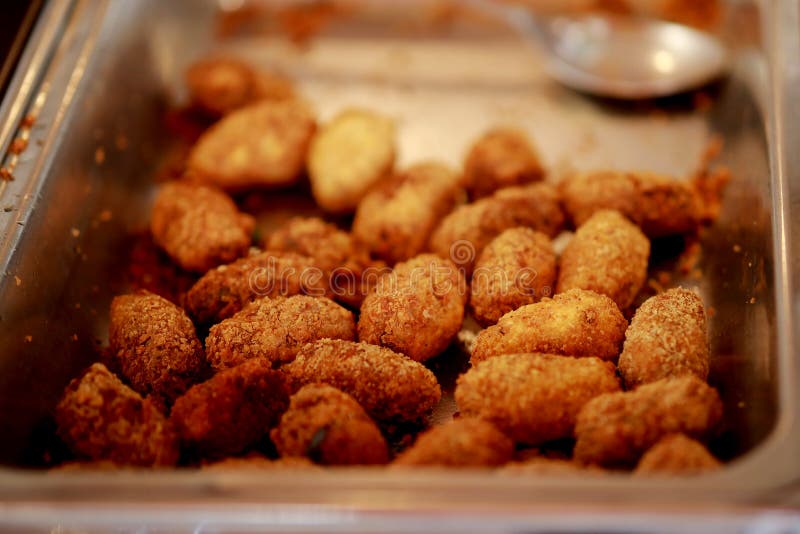 Crispy Indian Snack Fryums in Shape of Heart Selling at Goa Market in ...