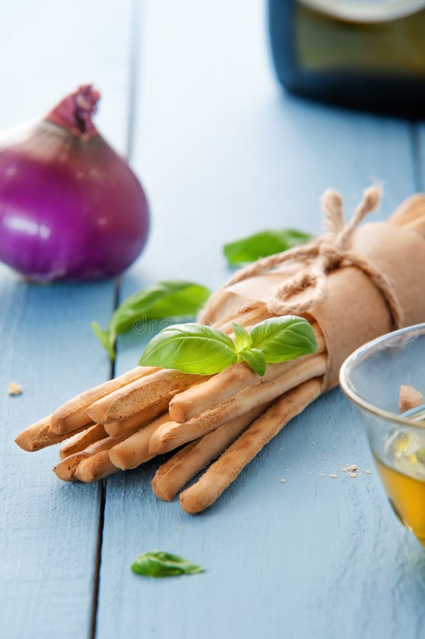 Crispy Italian Grissini Snack Stock Image - Image of olive, brown: 57146029