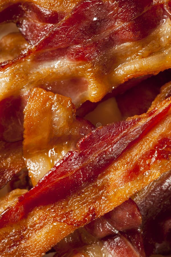 Bacon strips fried stock photo. Image of hungry, rind, grill - 325410
