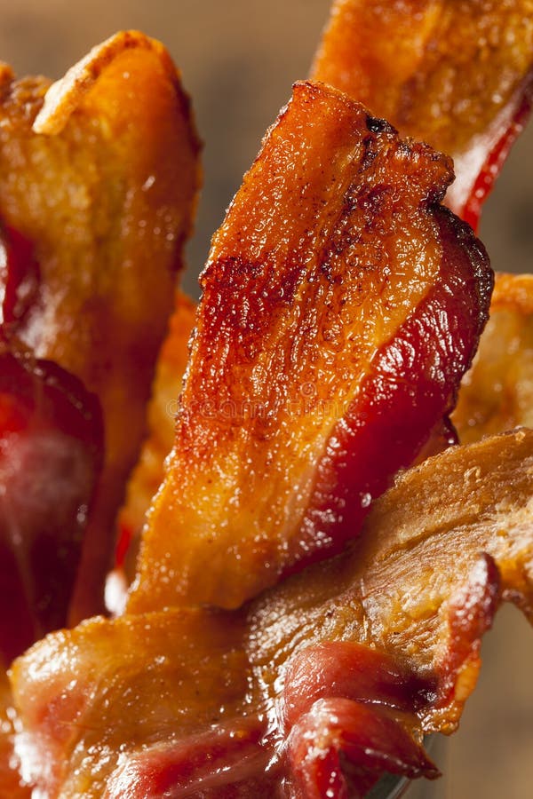 Bacon strips fried stock photo. Image of hungry, rind, grill - 325410