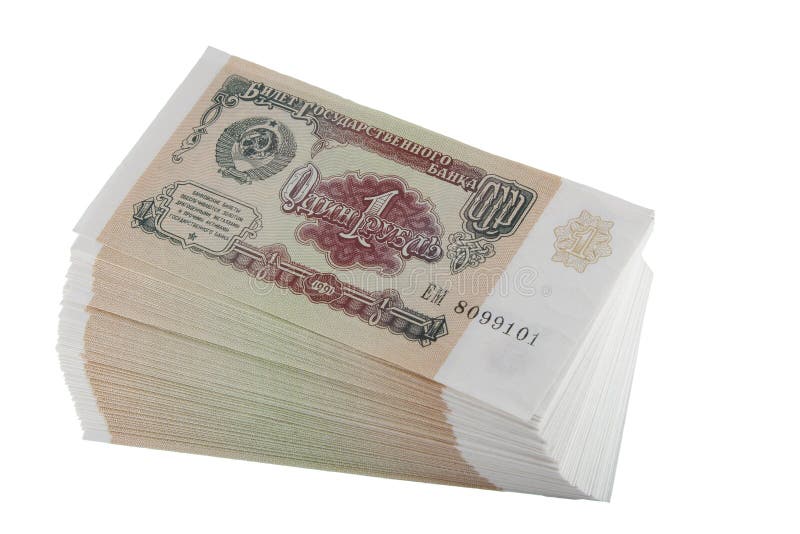 Crispy paper stock image. Image of ussr, money, pack - 49995049