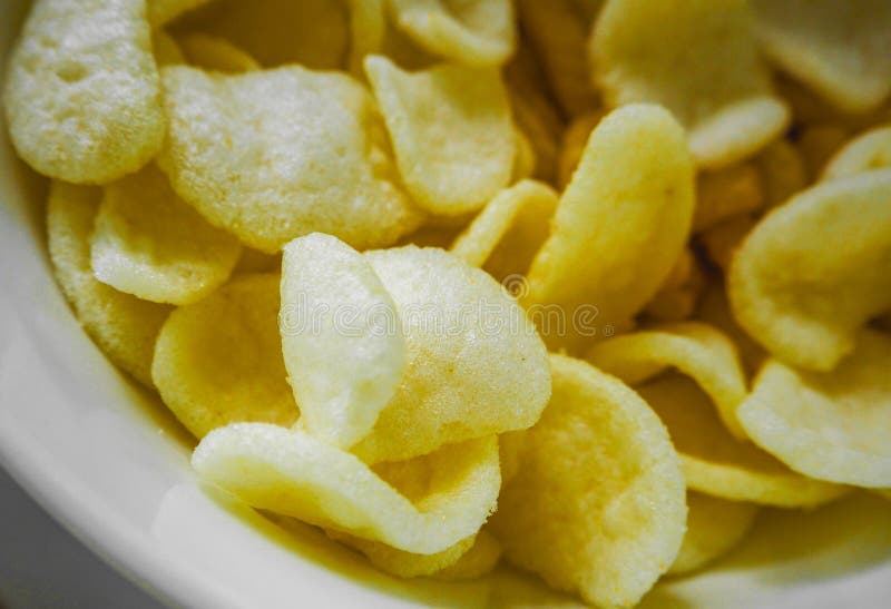 Crispy Party Snacks in a Bowl Stock Image - Image of crisp, delicious ...