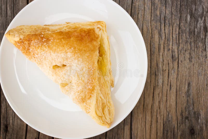 Crispy pie. stock image. Image of cream, crispy, cake - 74874567