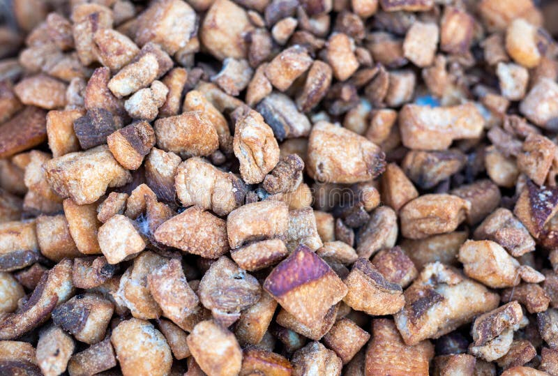 Crispy pork cracklings stock illustration. Illustration of junk - 365653785