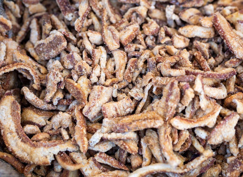 Crispy pork cracklings stock image. Image of cracklings - 365653789