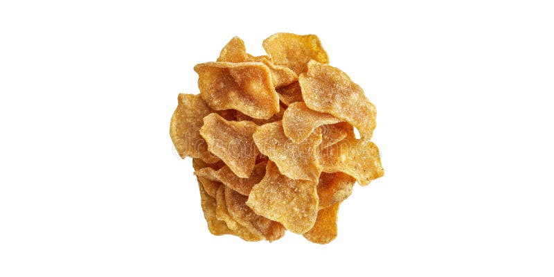 Crispy Potato Chips. Savory Snack for Quick Bites and Parties Isolated ...
