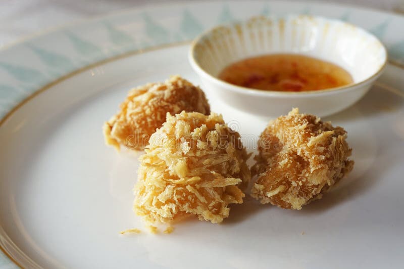 Crispy prawn dumpling stock image. Image of meat, dumpling - 29671009