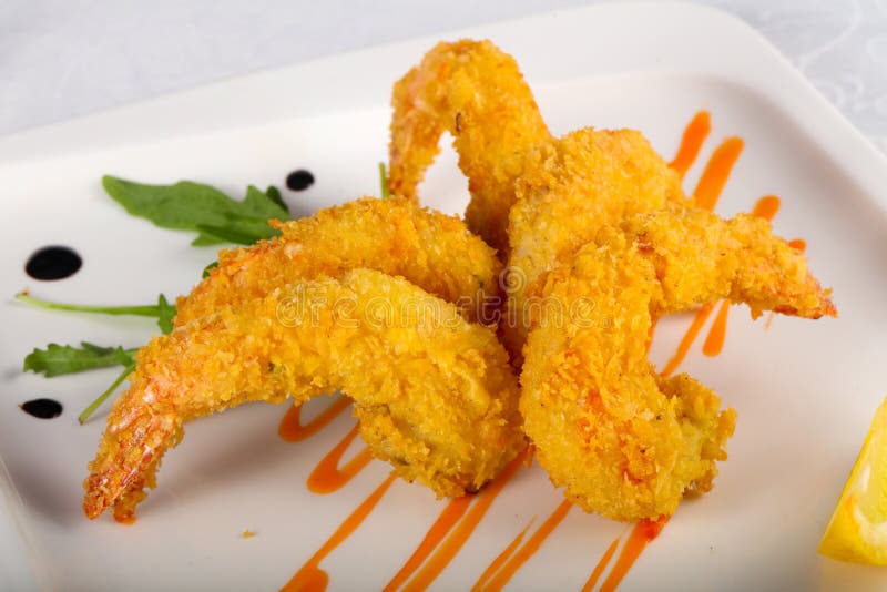 Crispy prawns stock photo. Image of crunchy, appetizer - 112202928