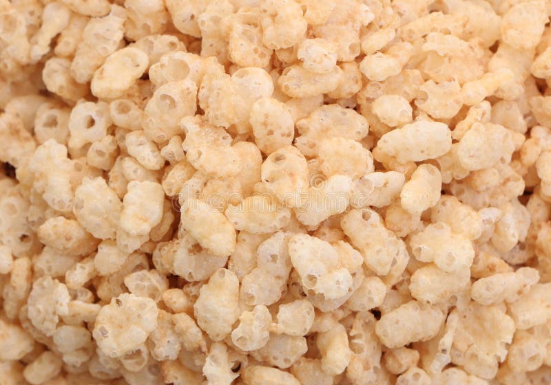 Crispy Rice Cereal Background Stock Photo - Image of food, breakfast ...
