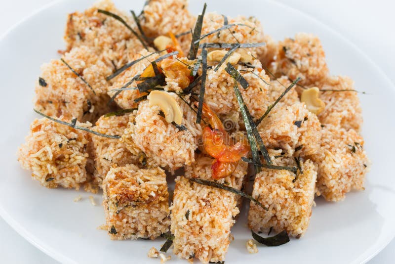 Crispy rice cracker stock image. Image of stack, asian - 51426767