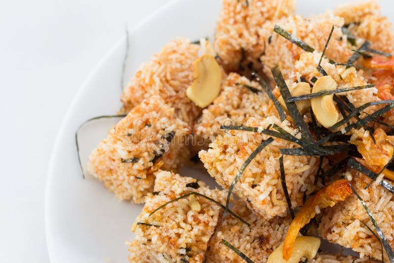 Crispy rice cracker stock photo. Image of cuisine, crispy - 51426770