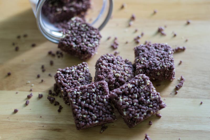 Crispy riceberry snack stock image. Image of riceberry - 141239689