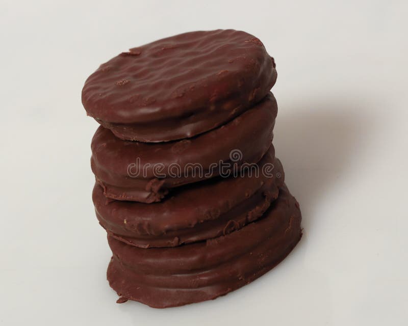 Crispy Sandwich Biscuit with a Thick Layer of Chocolate and Soft ... Crispy Sandwich Biscuit with a Thick Layer of Chocolate and Soft ...