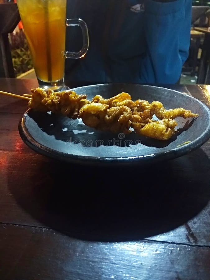 Fried chicken skin stock image. Image of savory, baking - 253202949