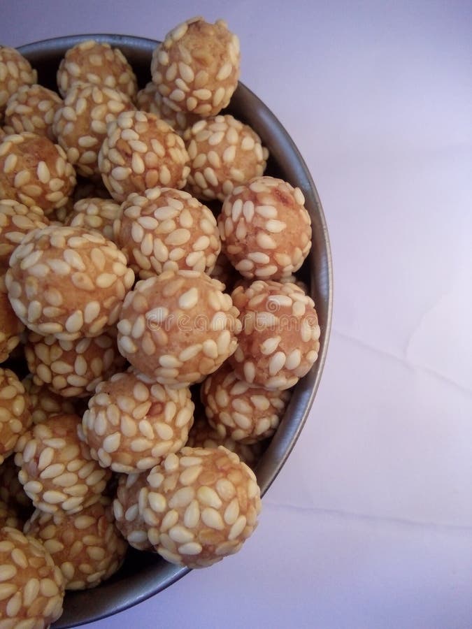 Crispy Sesame Dumplings. is Including Traditional Indonesian Snacks ...