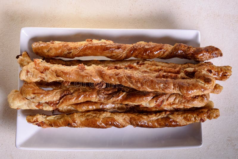 Crispy Sticks of Puff Pastry Stock Image - Image of bread, gourmet ...